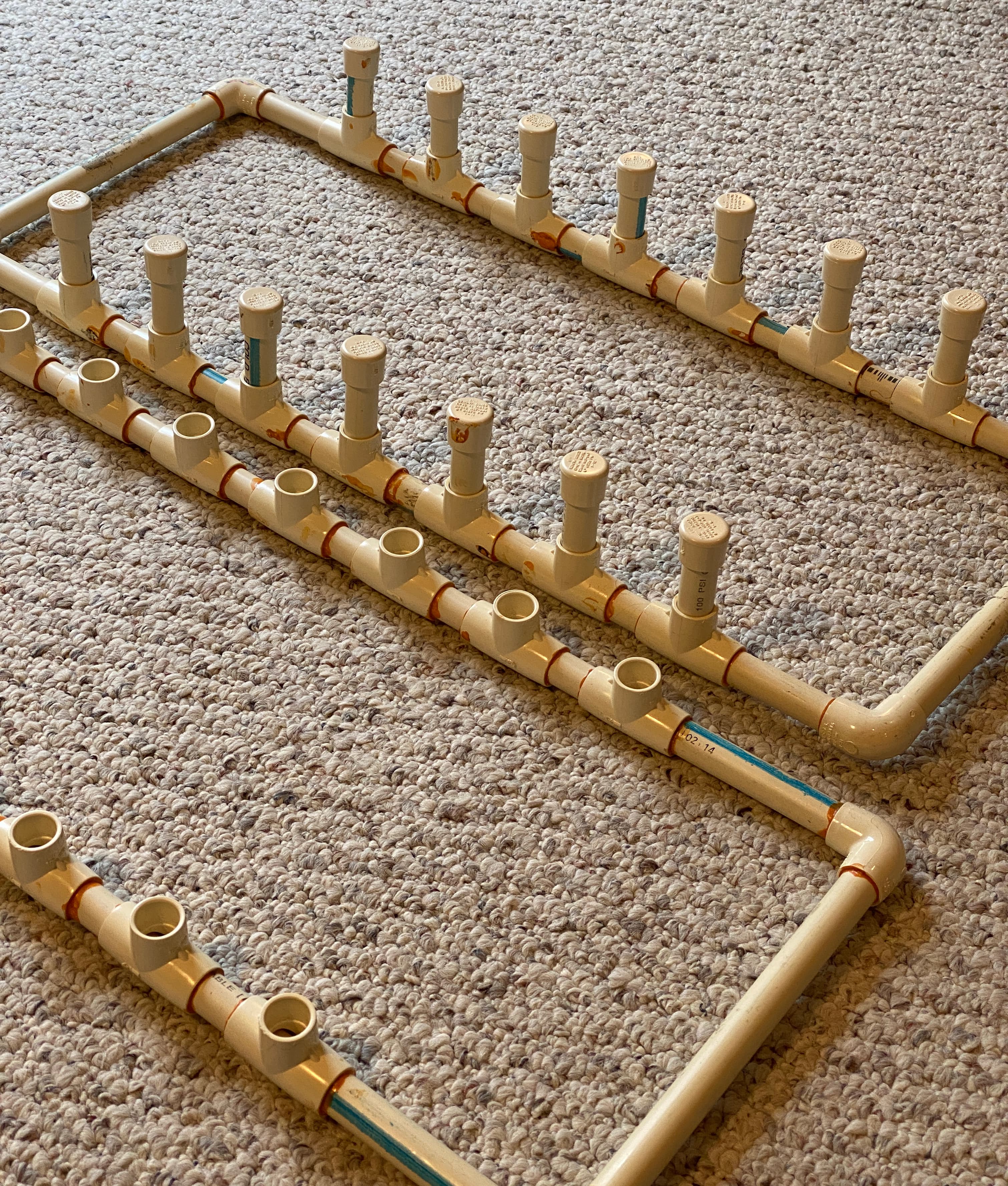 Homemade Display Stands for Riker Mount Frames