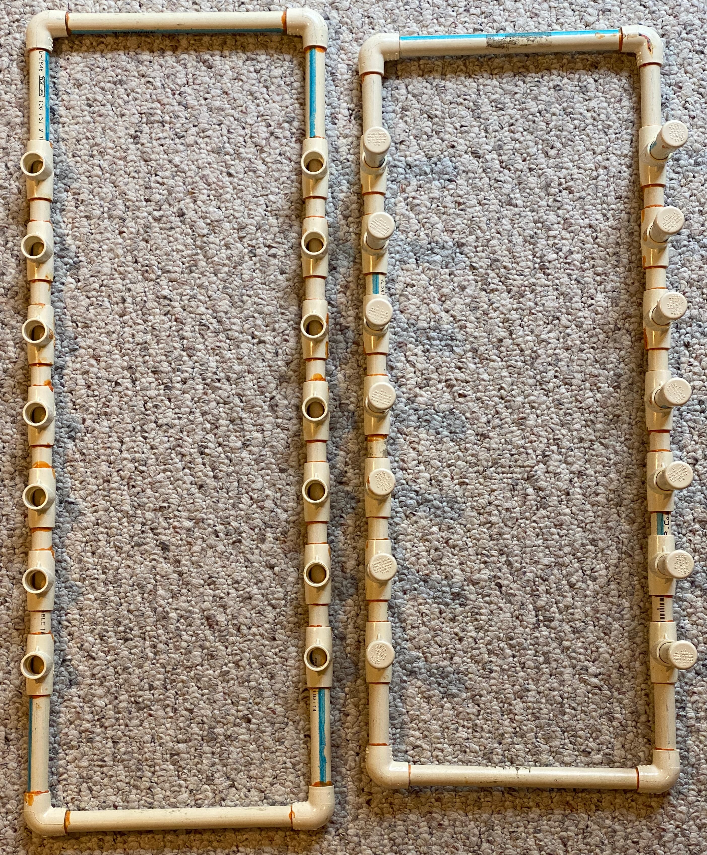 Homemade Display Stands for Riker Mount Frames